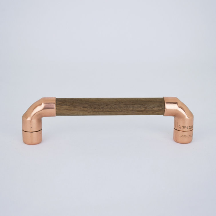 Proper Copper Design Copper Pull With Walnut | Wayfair.co.uk