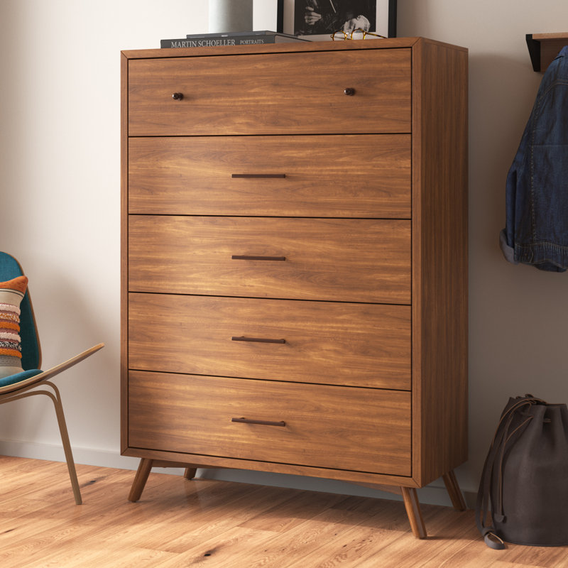 Mercury Row® Temaraia 5-Drawer Chest & Reviews | Wayfair