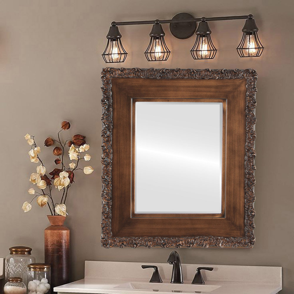 House of Hampton® Wingard Rectangle Wood Wall Mirror | Wayfair