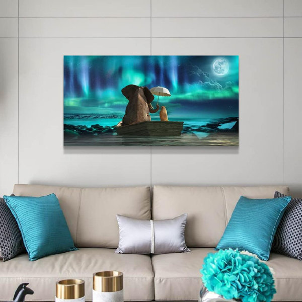 Latitude Run® Aurora - Wrapped Canvas Graphic Art | Wayfair