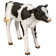 Design Toscano Buttercup, the Life-Size Holstein Calf Dairy Cow Statue ...