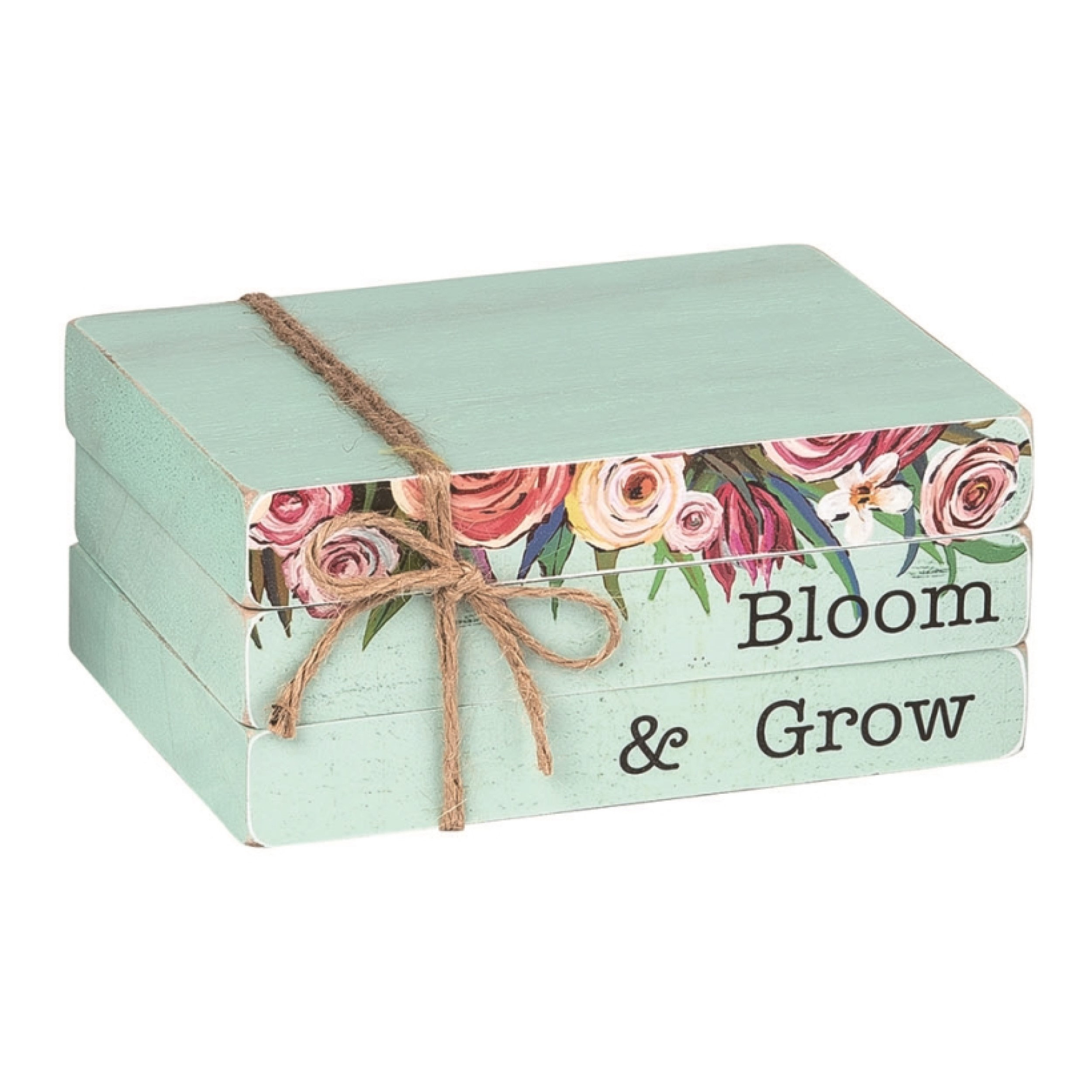 Gracie Oaks Jewkes Bloom and Grow Book Stack | Wayfair