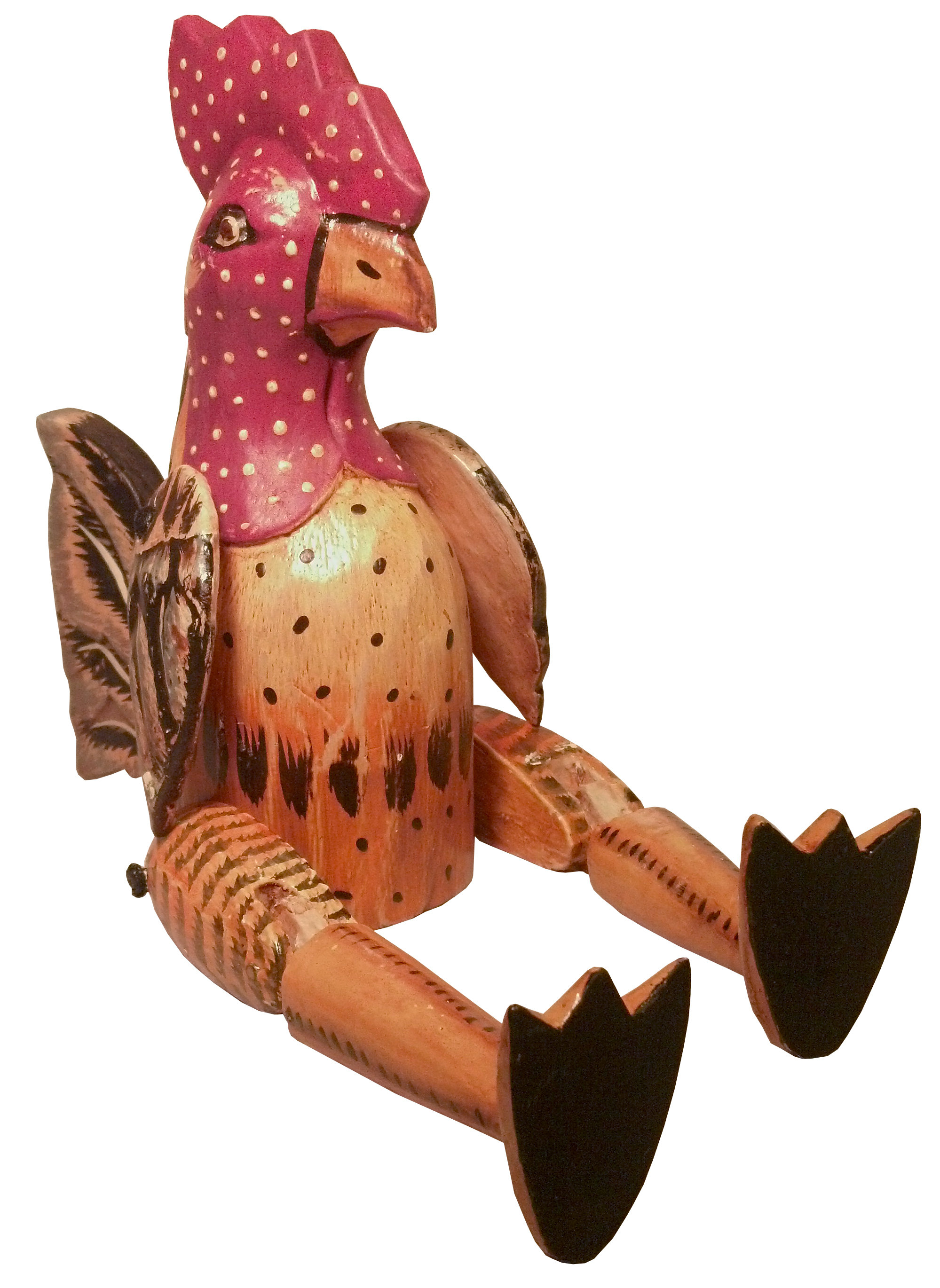 August Grove® Silvana Wood Mini Rooster Puppet | Wayfair