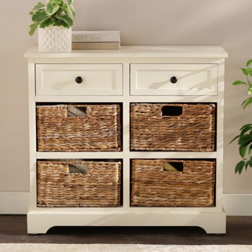 Beachcrest Home Painswick 26'' Tall Solid Wood 2 - Drawer Accent Chest ...