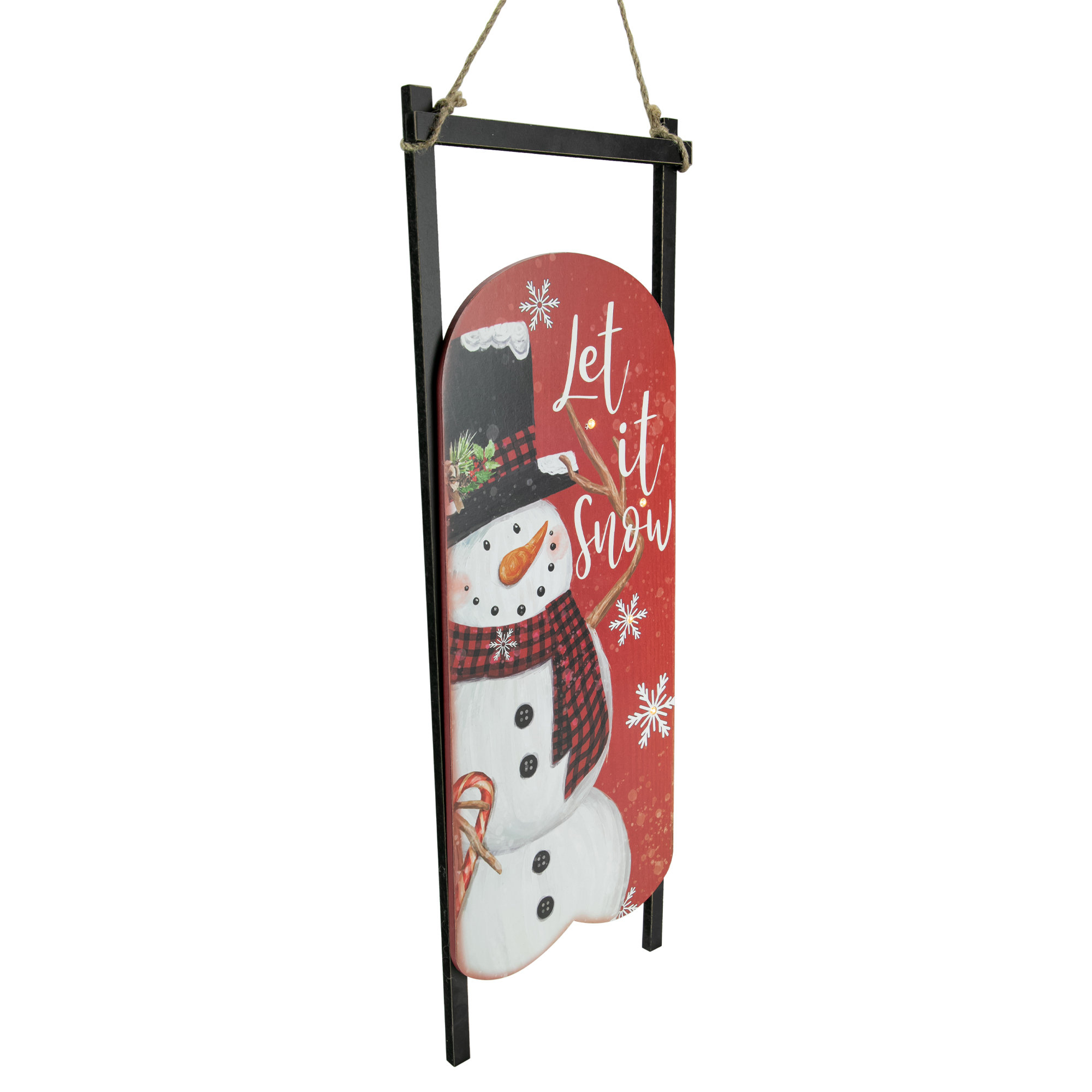 Northlight Snowman Sled Wall Décor | Wayfair