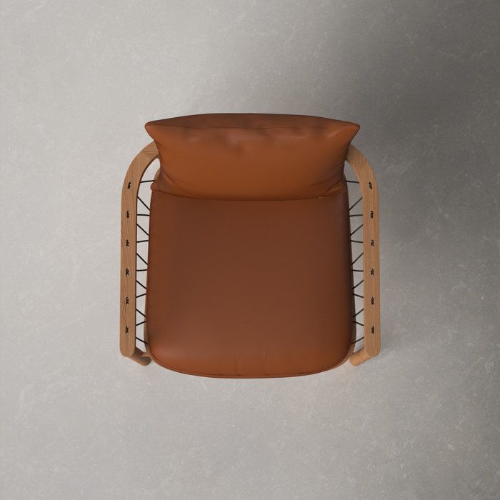 AllModern Duncan Leather Armchair & Reviews | Wayfair