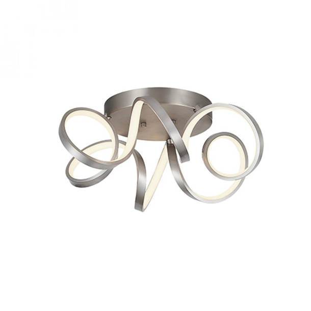 Stanton Gray Maxine Abstract Metallic Wallpaper Roll | Perigold