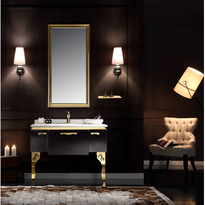 InfinityFurnitureImport 43" Single Bathroom Vanity | Wayfair