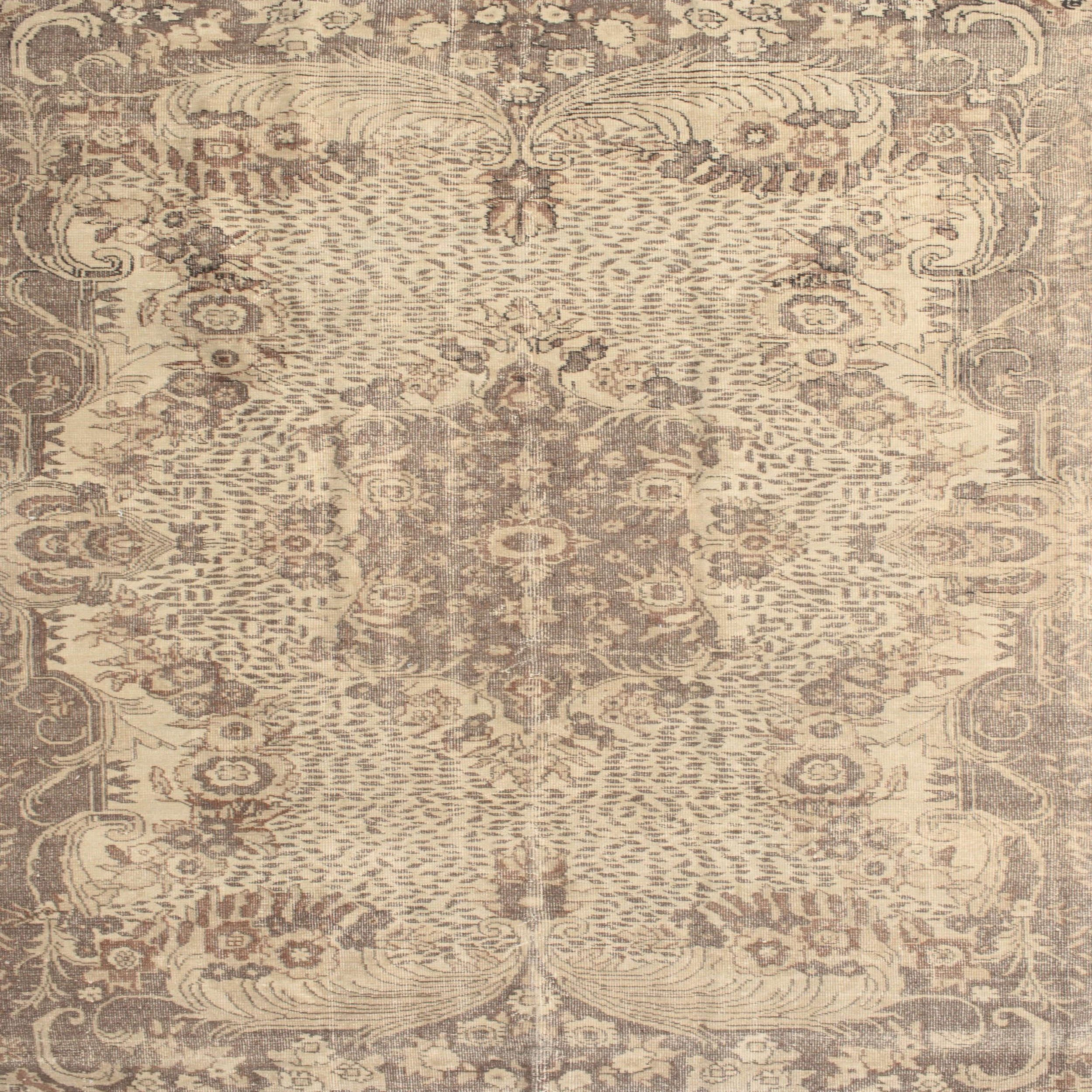Bungalow Rose Machine Woven / Power Loomed Beige/Brown Rug | Wayfair
