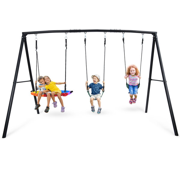 Heavy-duty-t-swing-set | Wayfair