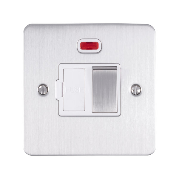 Eurolite Fuse Spur with Neon Enhance Flat Plate Matching White Trim ...