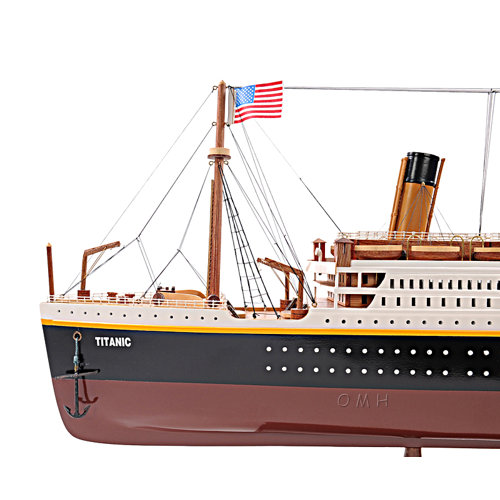 Longshore Tides Harold RMS Titanic with Display Case | Wayfair