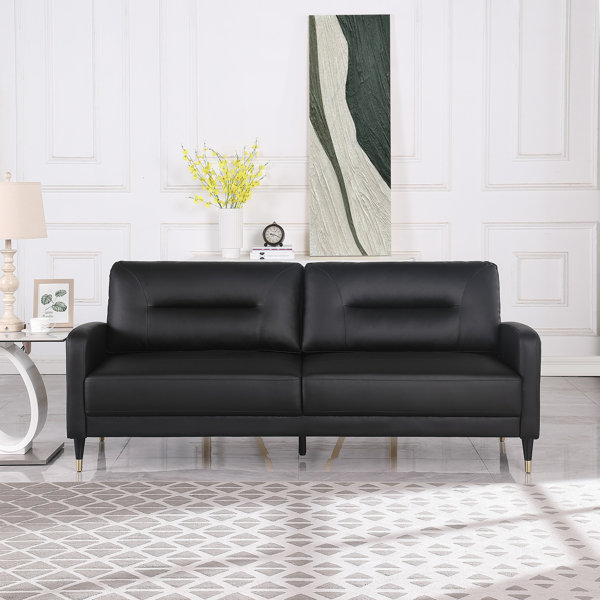 78-inch-leather-sofas | Wayfair