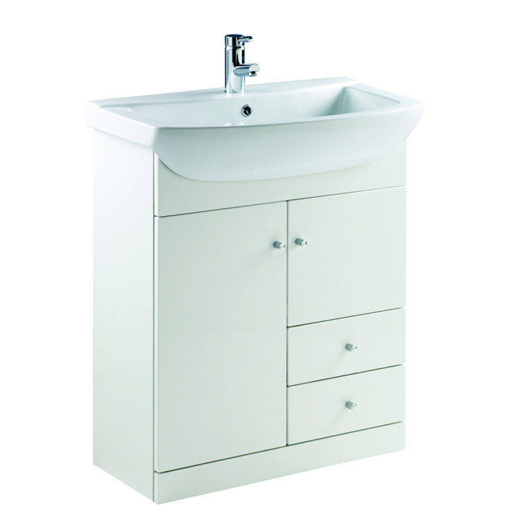 Elation Bathrooms 750mm Free-standing Single Vanity Unit | Wayfair.co.uk
