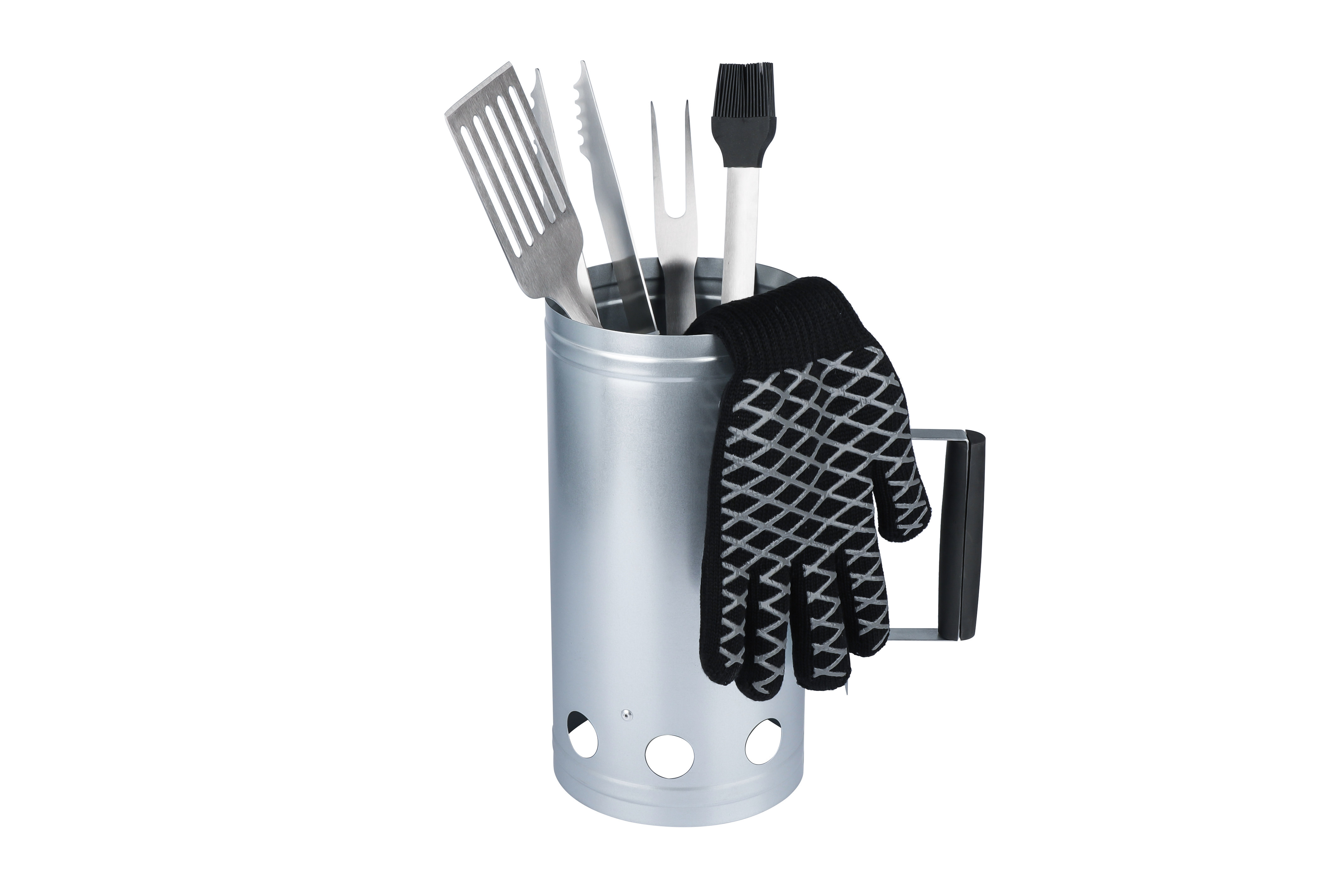 Pitmaster King BBQ Grill Stainless Steel Grilling Tool Set & Reviews ...