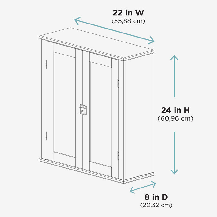 Red Barrel Studio® Asa Wall Bathroom Cabinet & Reviews | Wayfair