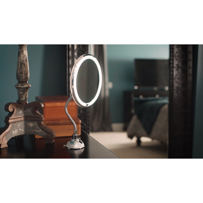 Bell & Howell Round LED Wall Mirror & Reviews | Wayfair