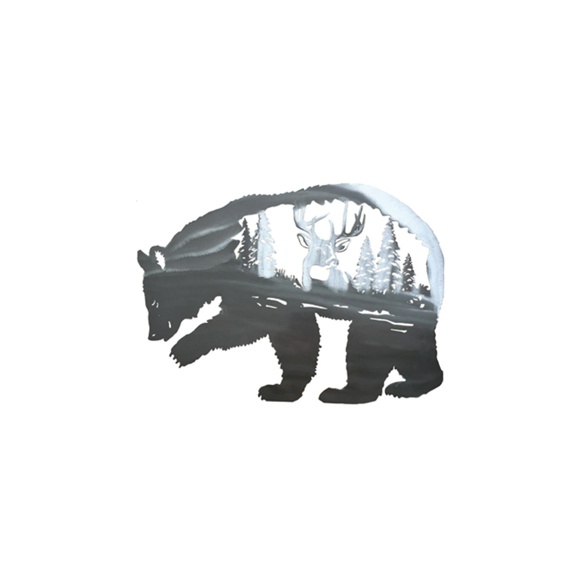 Union Rustic Metal Bear Wall Décor & Reviews | Wayfair