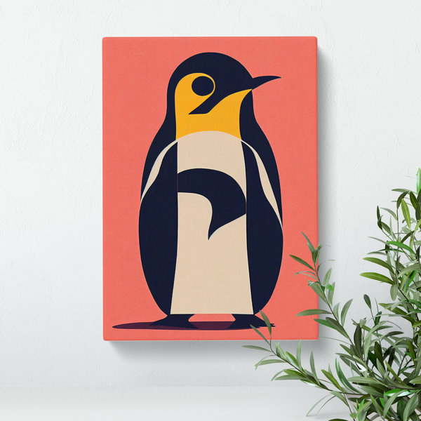 Latitude Vive XC1022-3469X Penguin Abstract No.5 - Wrapped Canvas ...