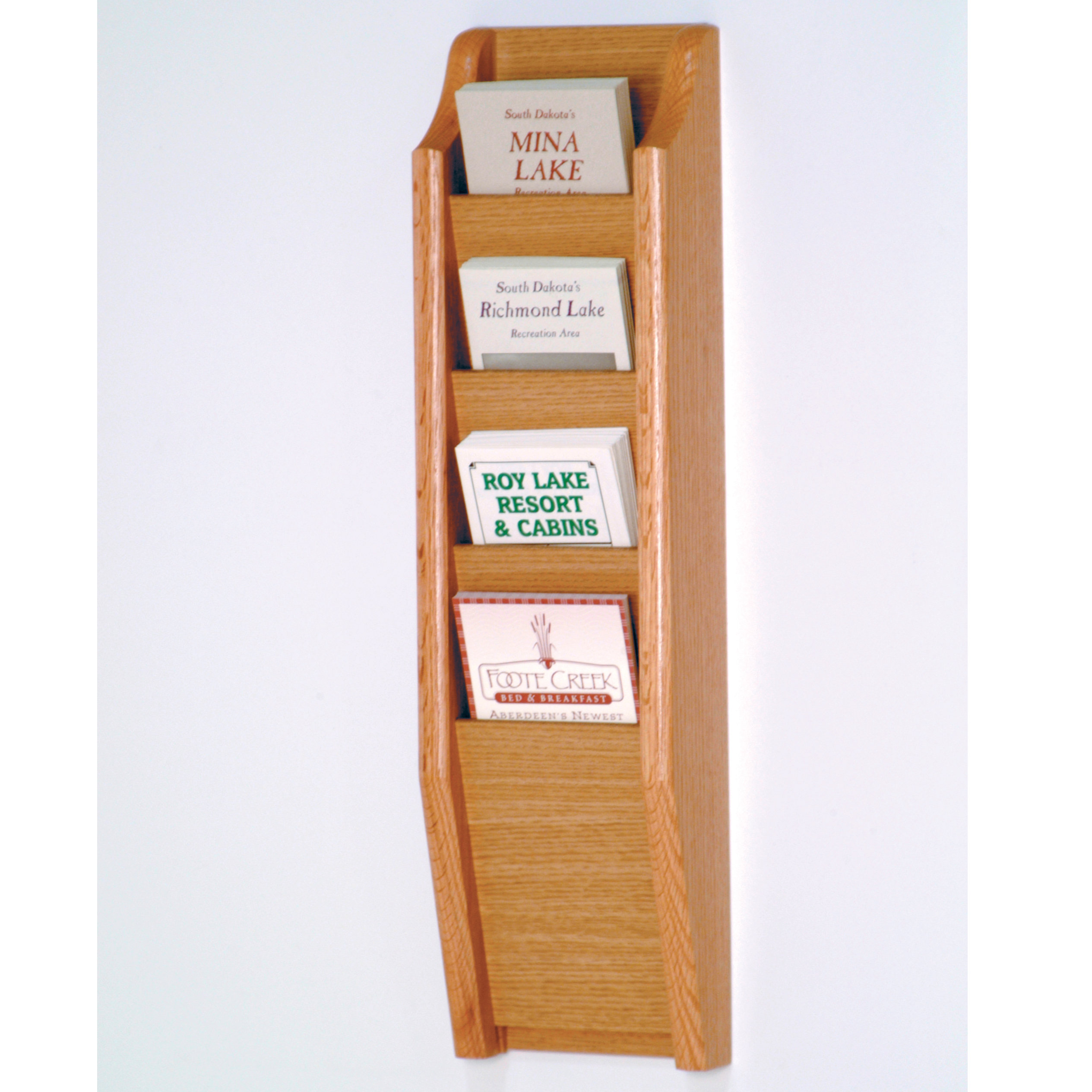 Wooden Mallet 4 Pocket Brochure Wall Display & Reviews | Wayfair