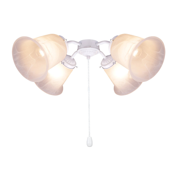 Aspen Creative Corporation 4 - Light Ceiling Fan Branched Light Kit ...