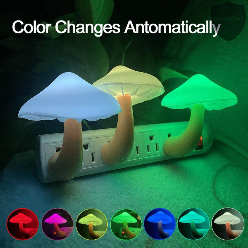 Mushroom Night Light Plug In