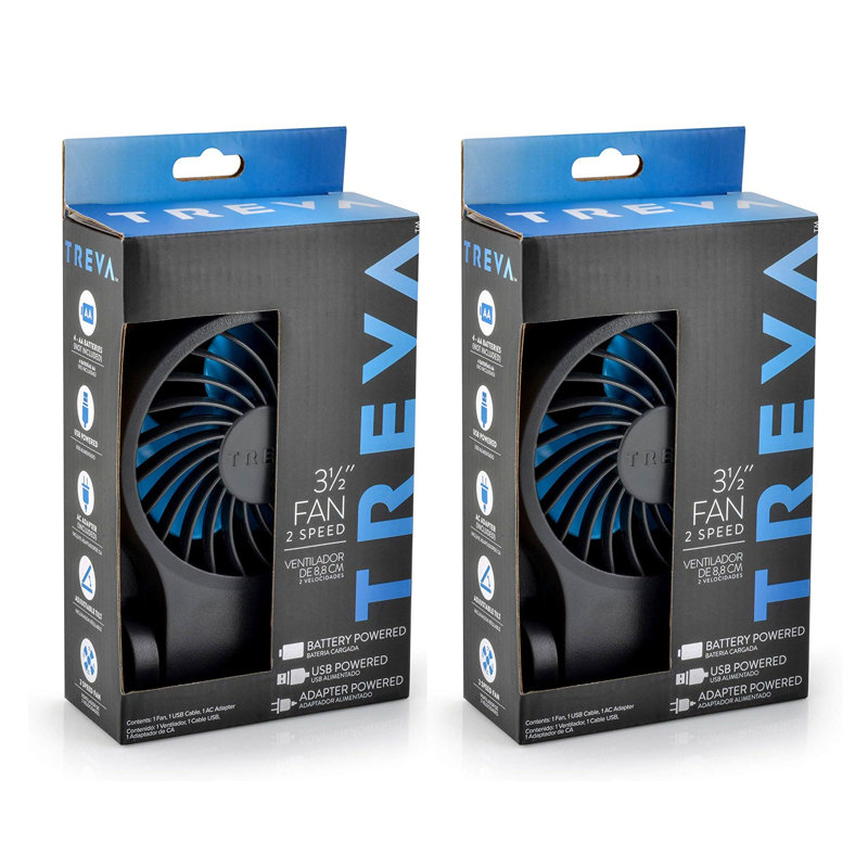 Treva Treva 6.3" Personal Fan & Reviews | Wayfair