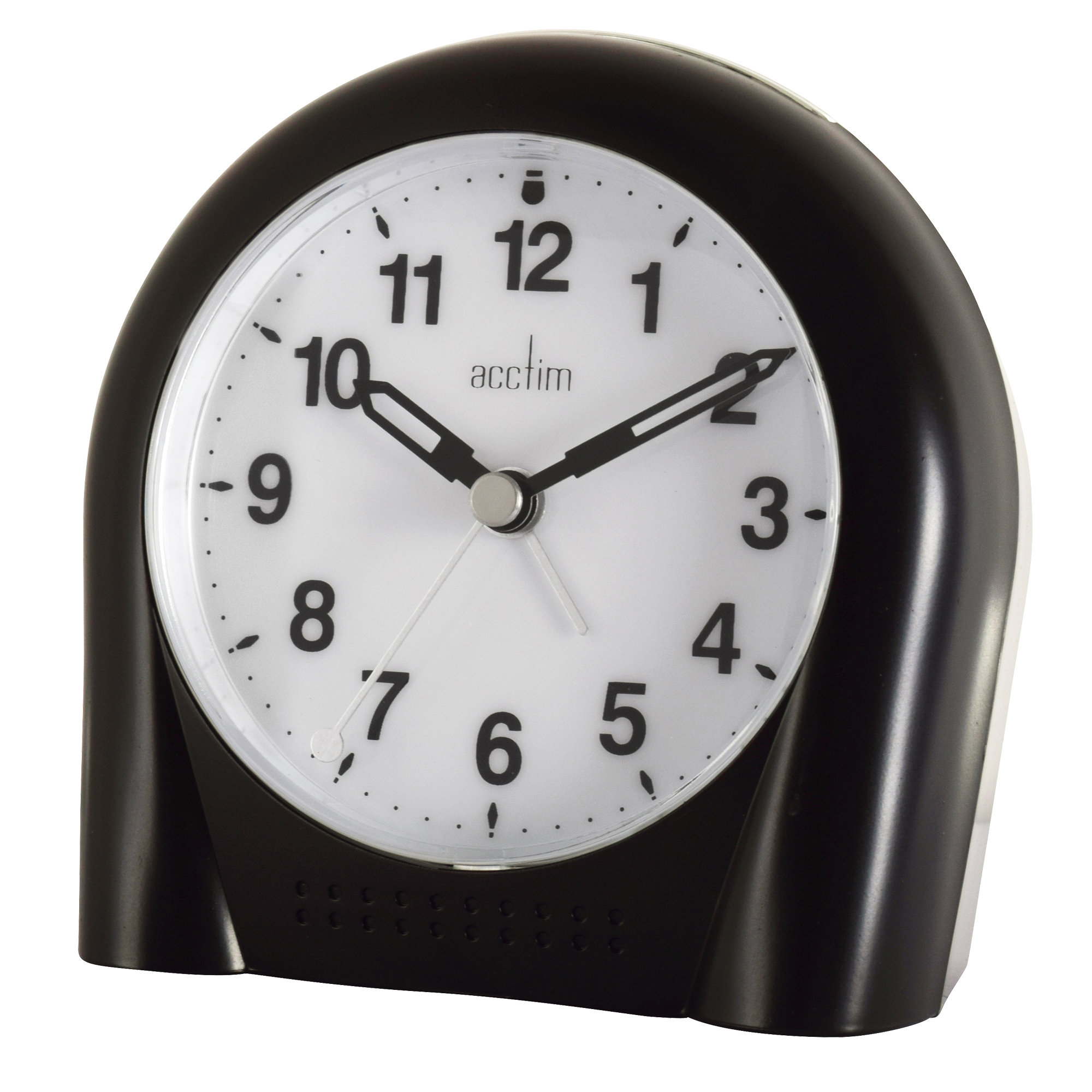 Acctim Analog Quartz Alarm Tabletop Clock in White | Wayfair.co.uk
