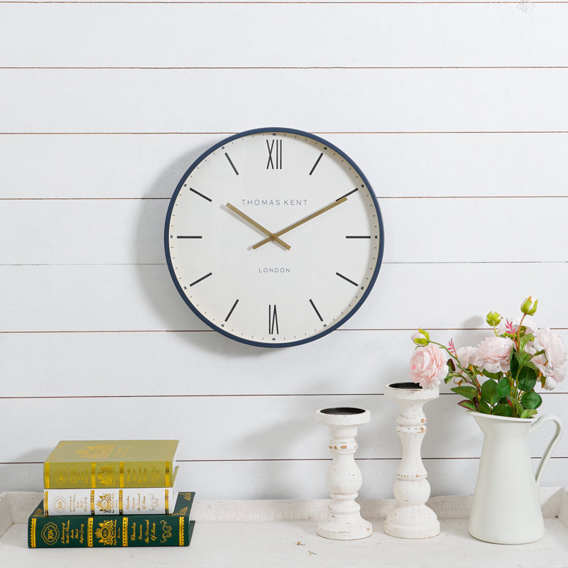 Mike & Melissa Metal Wall Clock | Wayfair