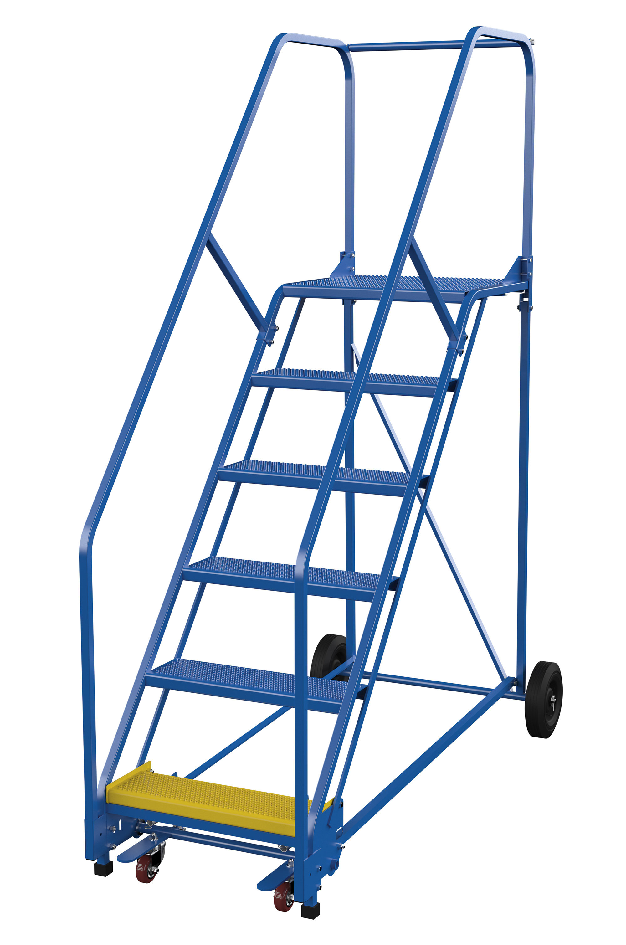 WFX Utility™ Carlton 7.5' Steel Rolling Ladder | Wayfair