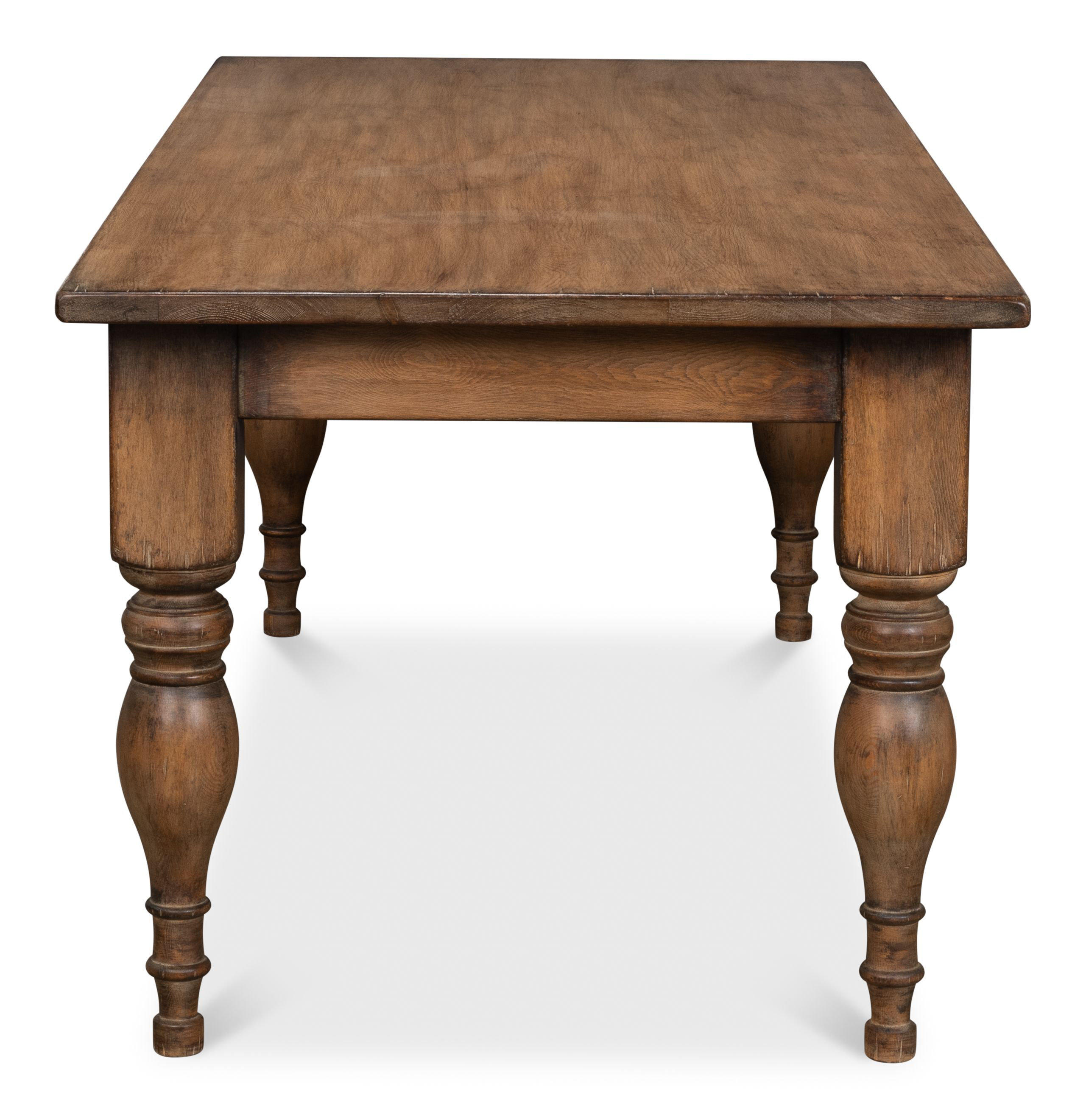 Sarreid Ltd 83'' Pine Solid Wood Dining Table | Wayfair