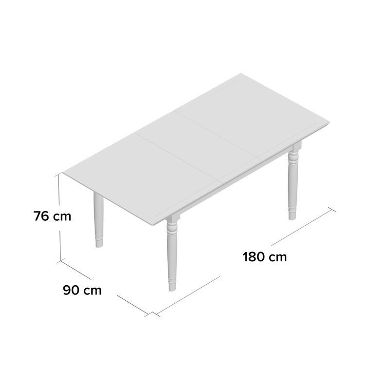 Brambly Cottage Darci Extendable Dining Table & Reviews | Wayfair.co.uk