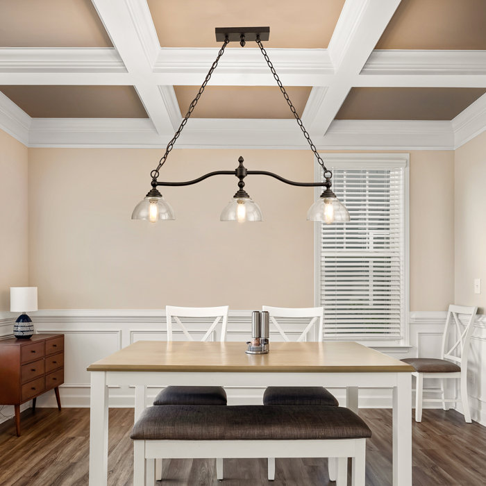 Breakwater Bay Coalton 3 - Light Iron Kitchen Island Pendant | Wayfair