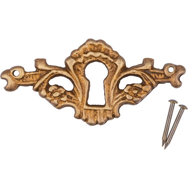 UNIQANTIQ HARDWARE SUPPLY Victorian Decorative Keyhole Cover | Wayfair