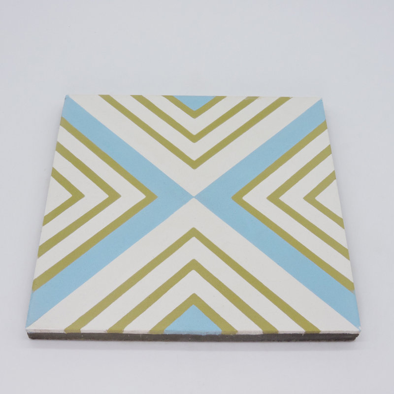 Moroccan Mosaic Tile House Mazagan 8" x 8" Cement Patterned Wall ...
