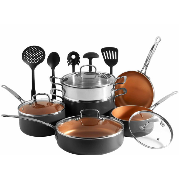 VonShef 11 Piece Cookware Set & Reviews | Wayfair.co.uk
