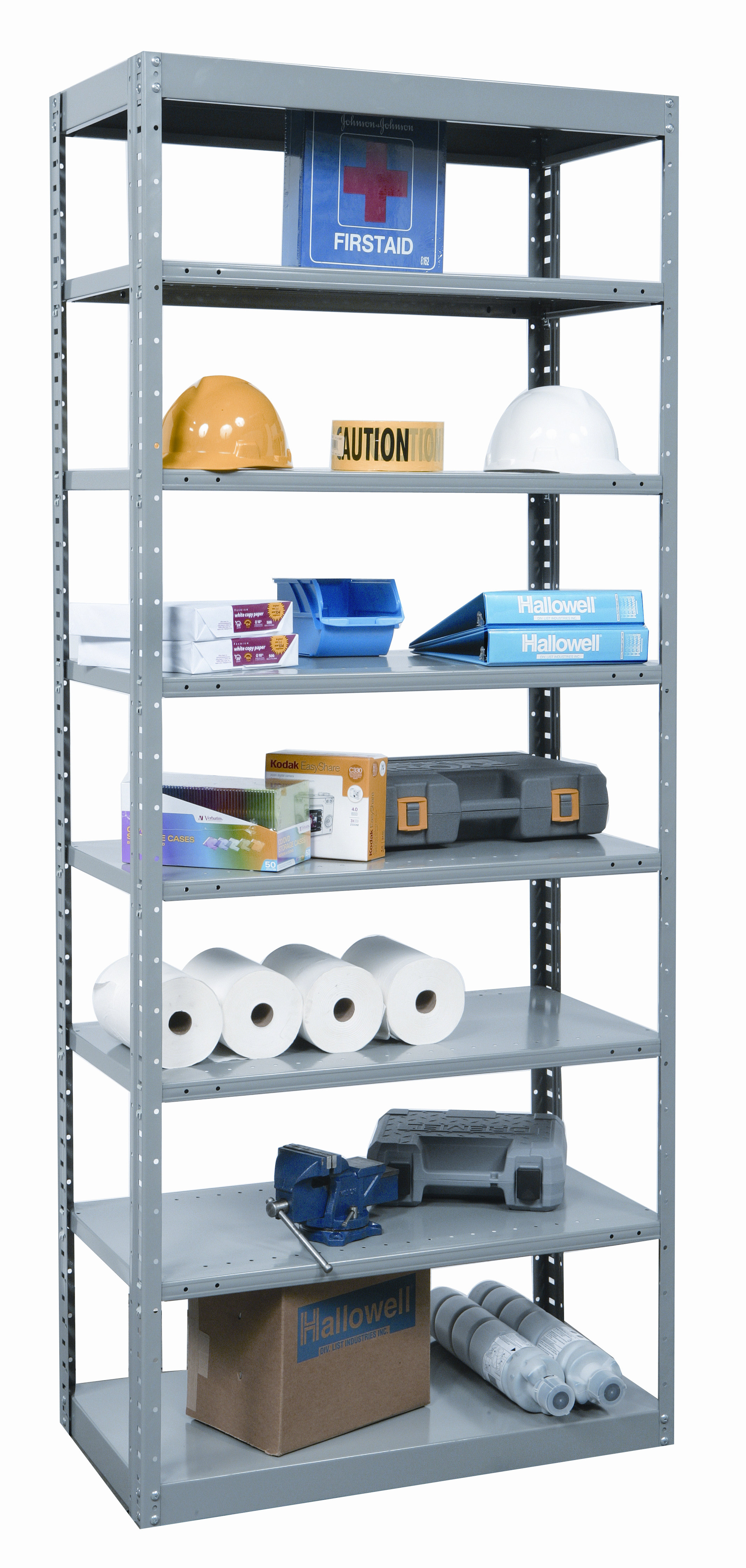 Hallowell Hi-Tech 8 Shelf Shelving Unit Starter | Wayfair