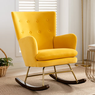 Wayfair | Yellow Rocking Chairs You'll Love in 2022