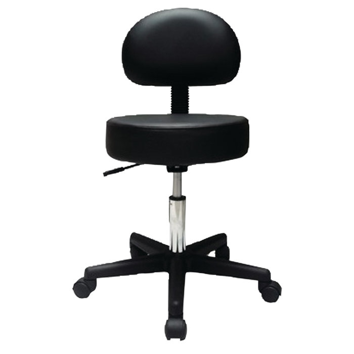 Symple Stuff Torkelson Adjustable Height Pneumatic Swivel Mobile Stool ...
