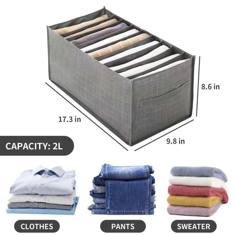 Ebern Designs Fabric Crate Set & Reviews | Wayfair