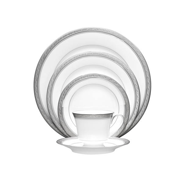 Lenox Solitaire Bone China Dinnerware Set & Reviews | Wayfair