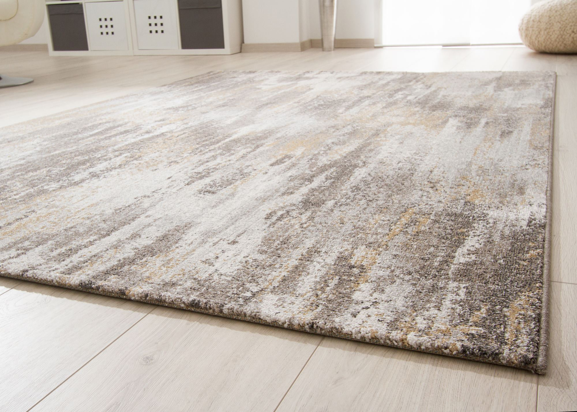 Ebern Designs Farrow Flatweave Grey / Brown Rug & Reviews | Wayfair.co.uk