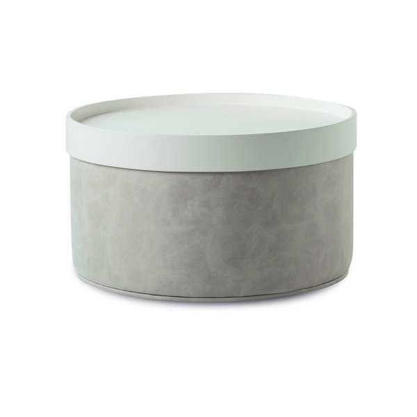 sohoConcept Celine 24" Wide Pouf A with Tray | Wayfair