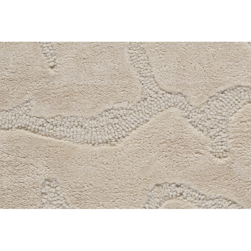Mercer41 Barbarra Handmade Wool Natural/Beige/Tan Rug & Reviews | Wayfair