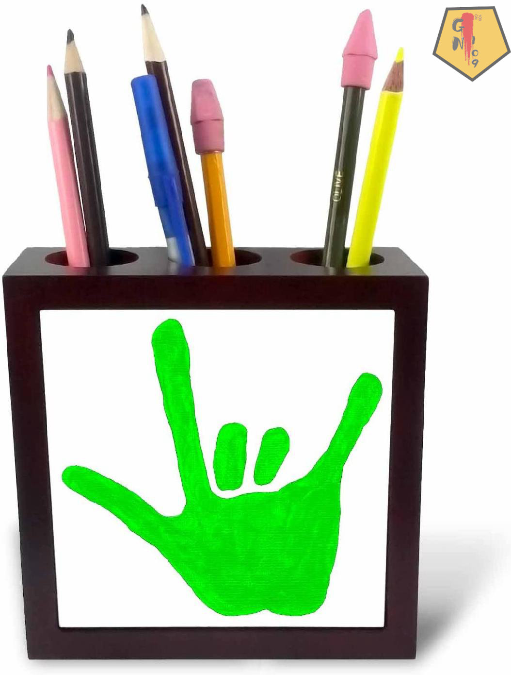 Longshore Tides Amuel Love Hand Sign Language Pen Holder | Wayfair