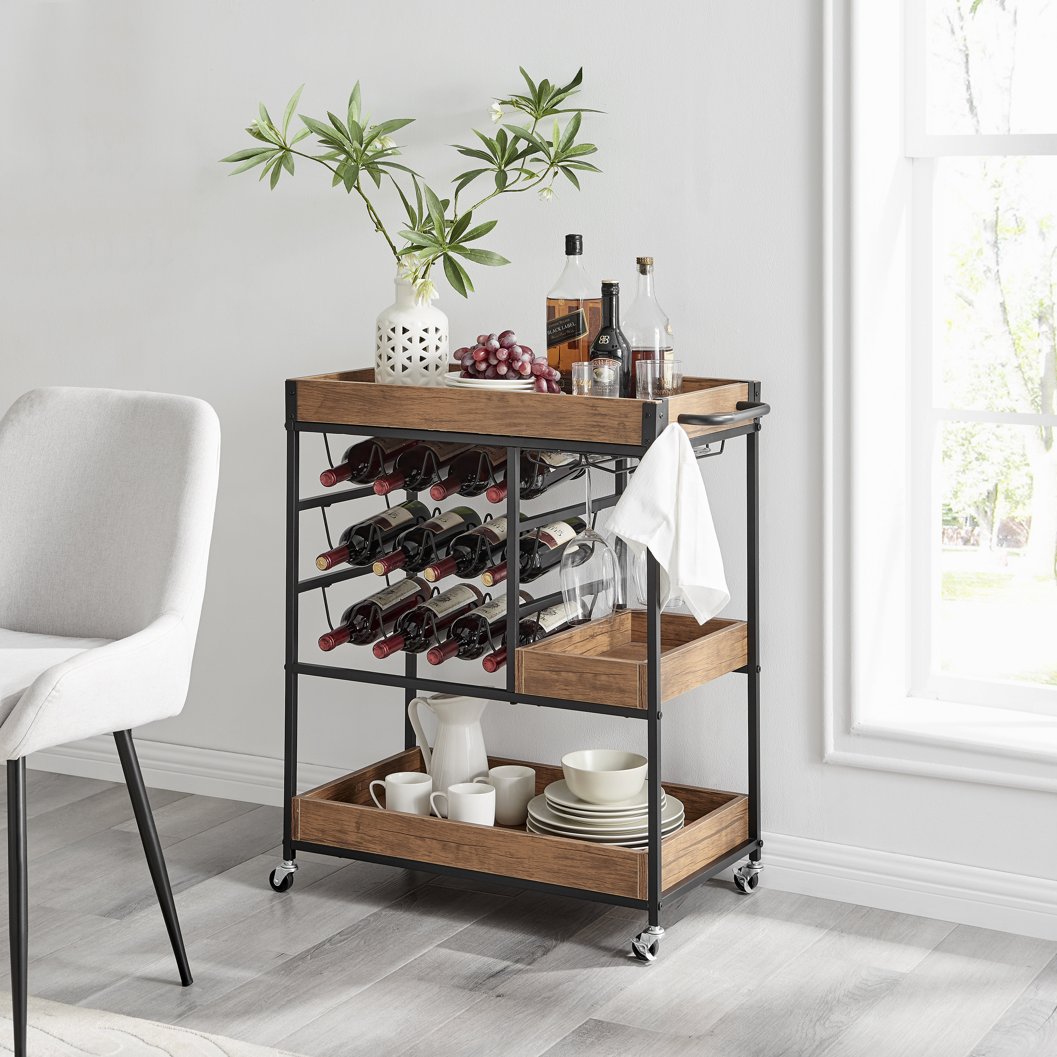 Trent Austin Design® Pouliot Bar Cart & Reviews | Wayfair
