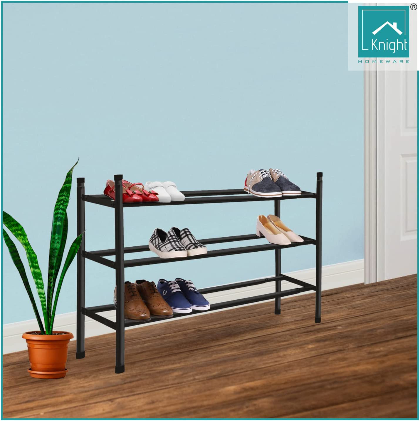 KNIGHT 18 Pairs Shoe Rack & Reviews | Wayfair.co.uk