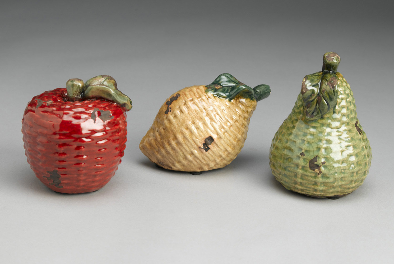 August Grove® Chula Ceramic 3 Piece Fruit Sculpture Set & Reviews | Wayfair