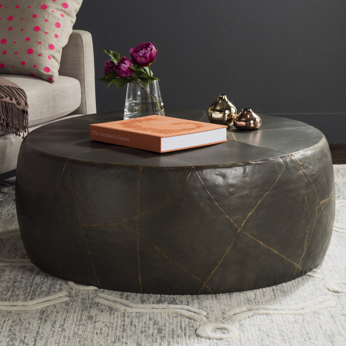 17 Stories Drum Coffee Table & Reviews | Wayfair