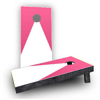 Custom Cornhole Boards Triangles Cornhole Game Set | Wayfair